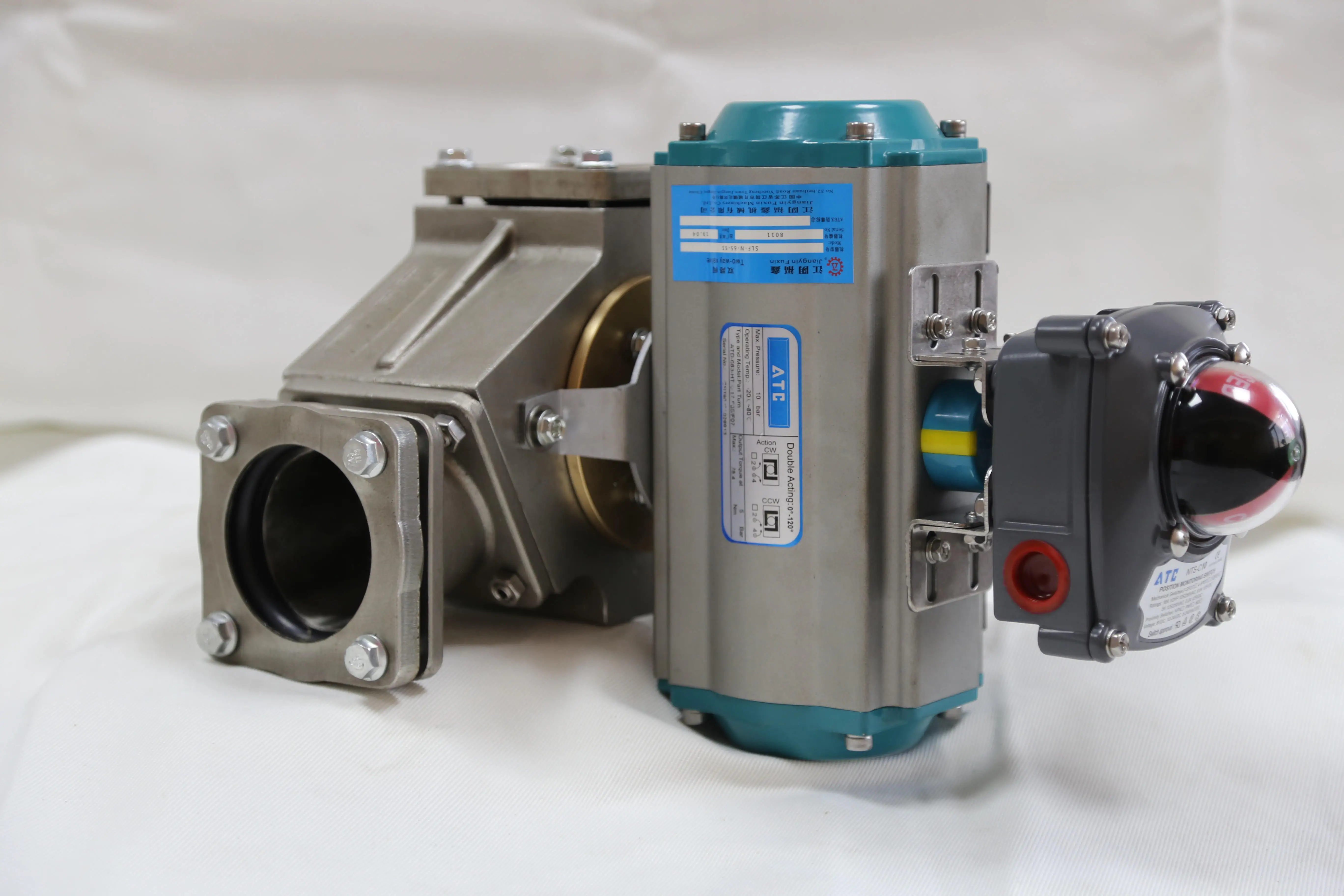 Medium Pressure Electric Actuator Plug Diverter Valve With Normal ...