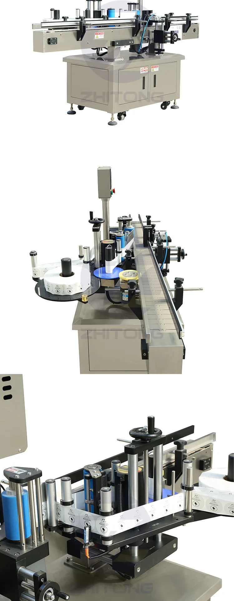 Full Auto Desktop Round Bottles Sticker Multifunctional Fully ...