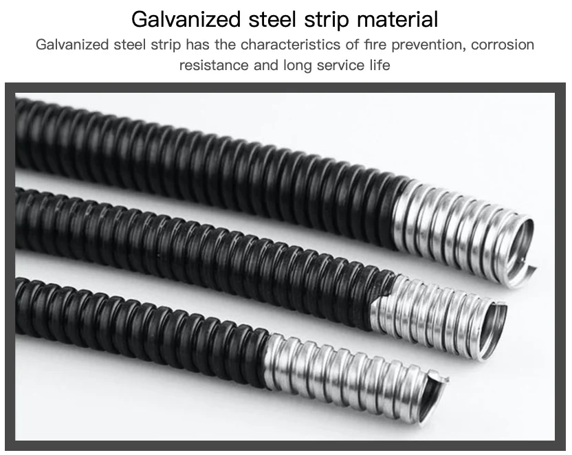 2'' Waterproof Low Voltage Metal Pvc Coated Corrugated Metal Galvanized ...