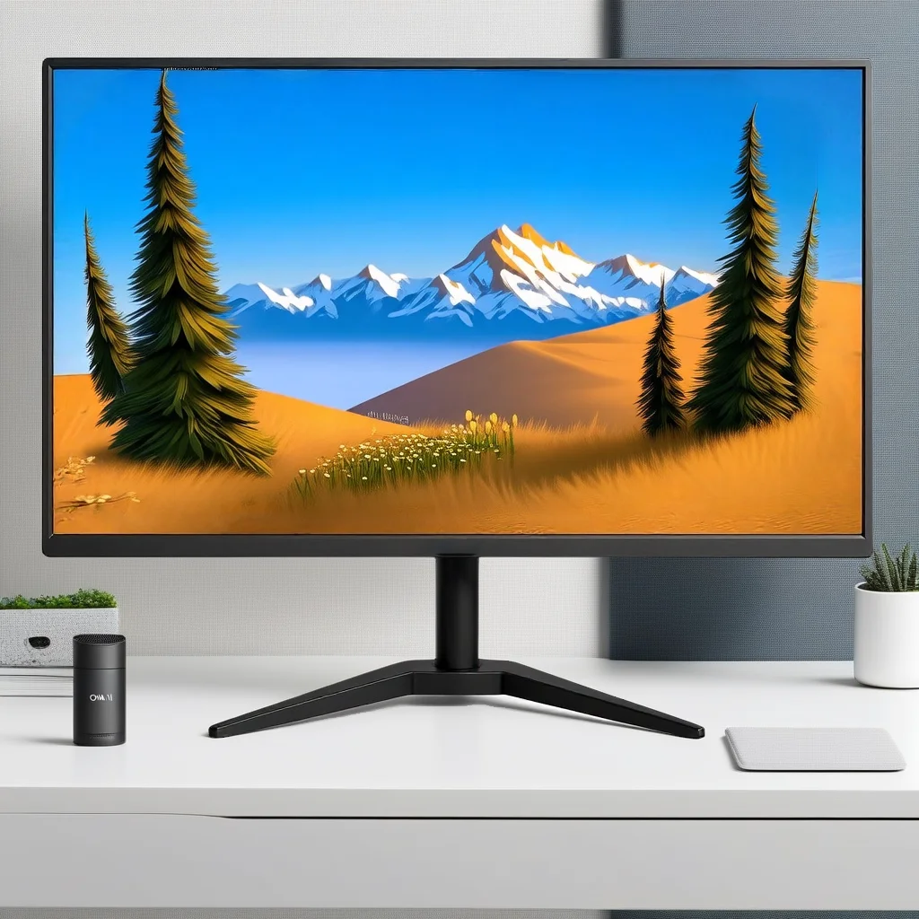 Customized IPS Panel 75HZ Resolution LED Screen 22 Inch Flat Daily ...