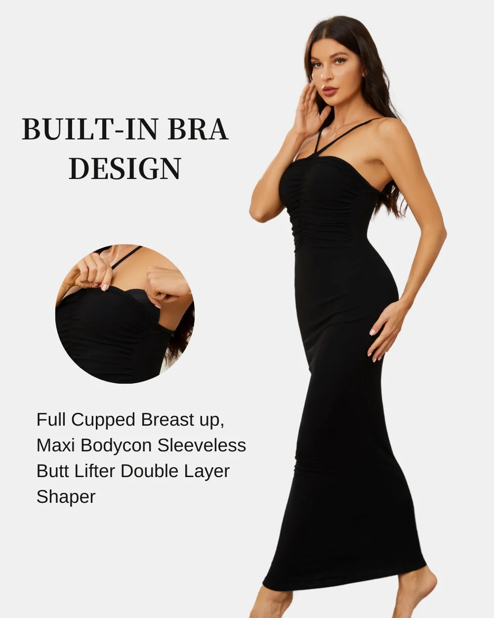 Alibaba.com: Wholesale backless full body shaper with tummy control and ...