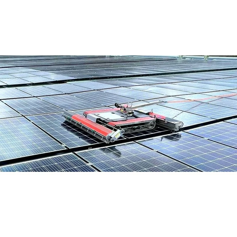 Pv Solar Module Panel Cleaning Drone Automatic Equipment Machine Solar ...