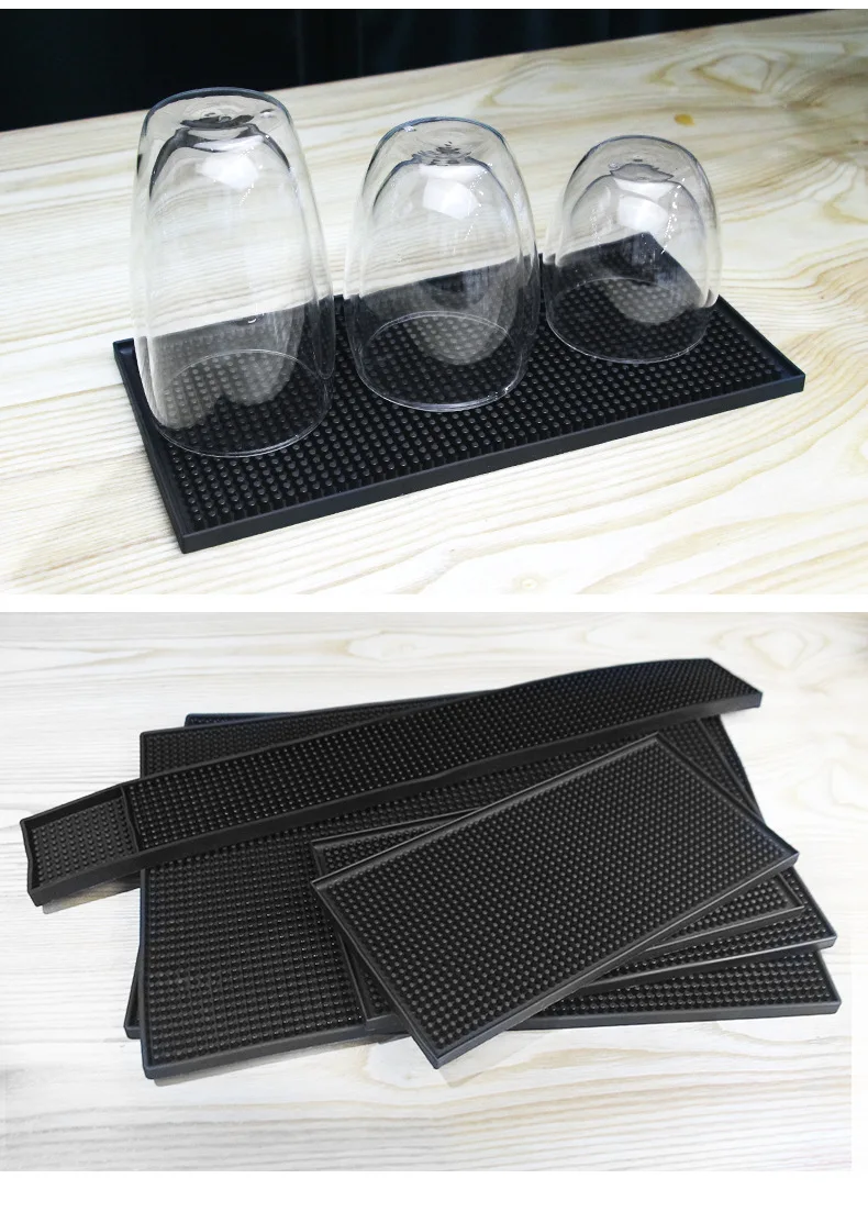 Promotional Bar Drink Mats Custom Branded Pvc Bar Rail Bar Service ...