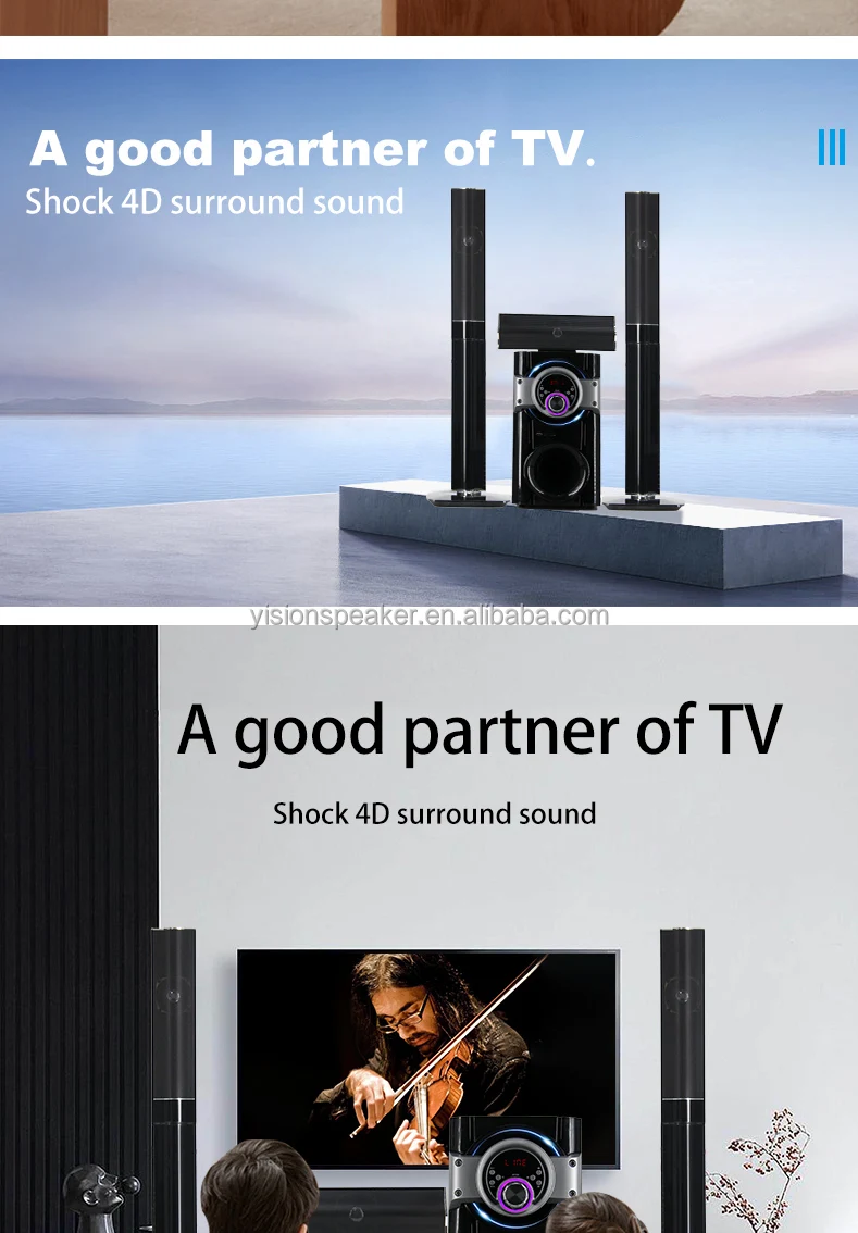 3.1 Speaker System - Home Theatre with 4D Surround Sound