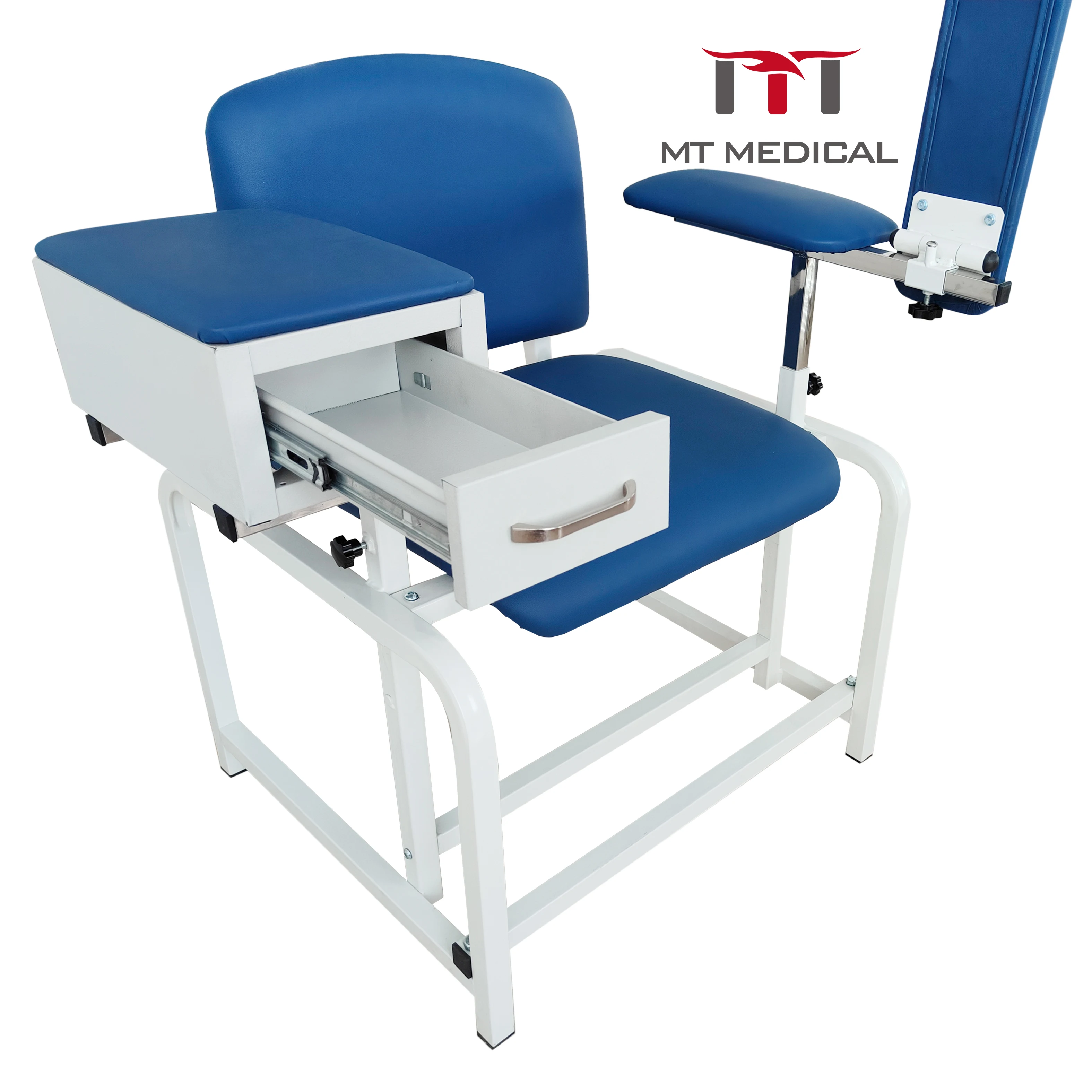 Manual Portable Hospital Instruments Blood Sample Donation Chair ...