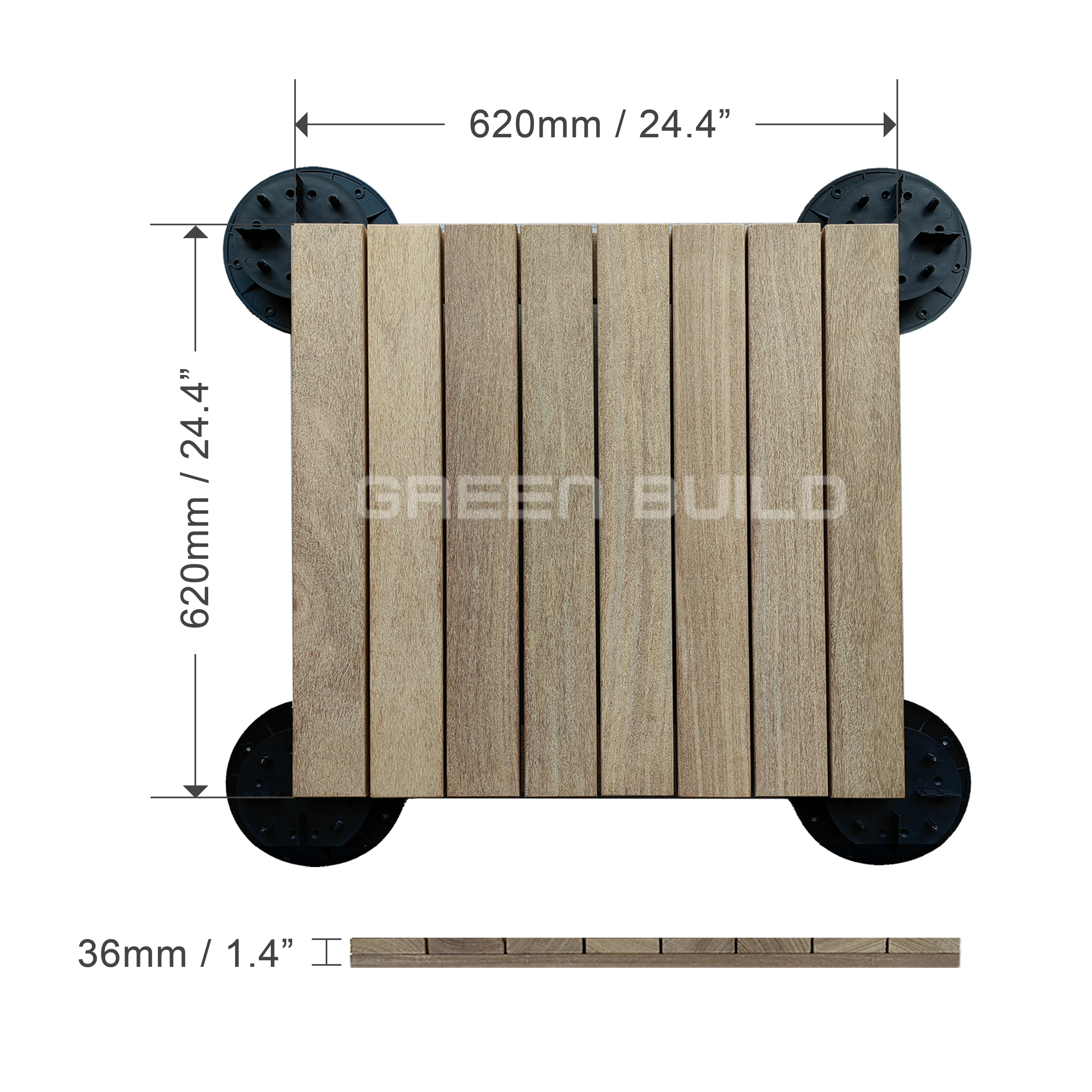 Cumaru Waterproof Outdoor Hardwood Decking - Oem | Wholesale