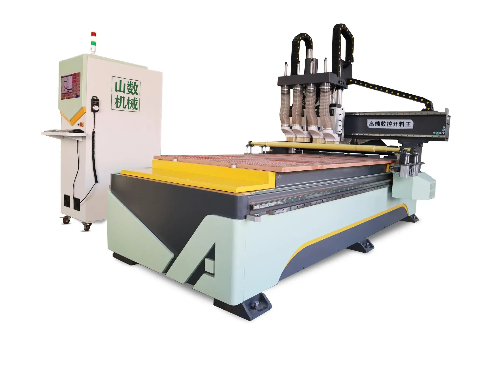 Multi Head Rotary Cmc Wood Cnc Router 4 Axis 3d Double Gantry Cnc ...