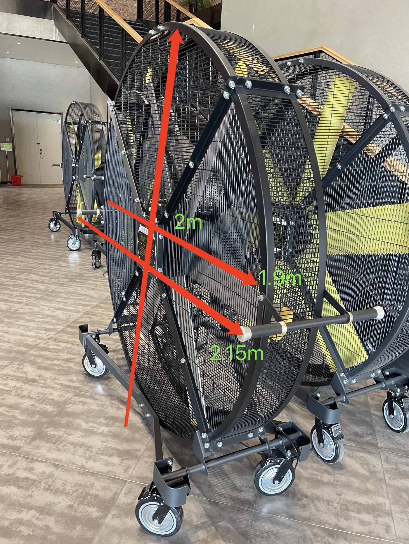Brand New Industrial Wall Fan Blade Second Hand Gym Equipment For Sale ...