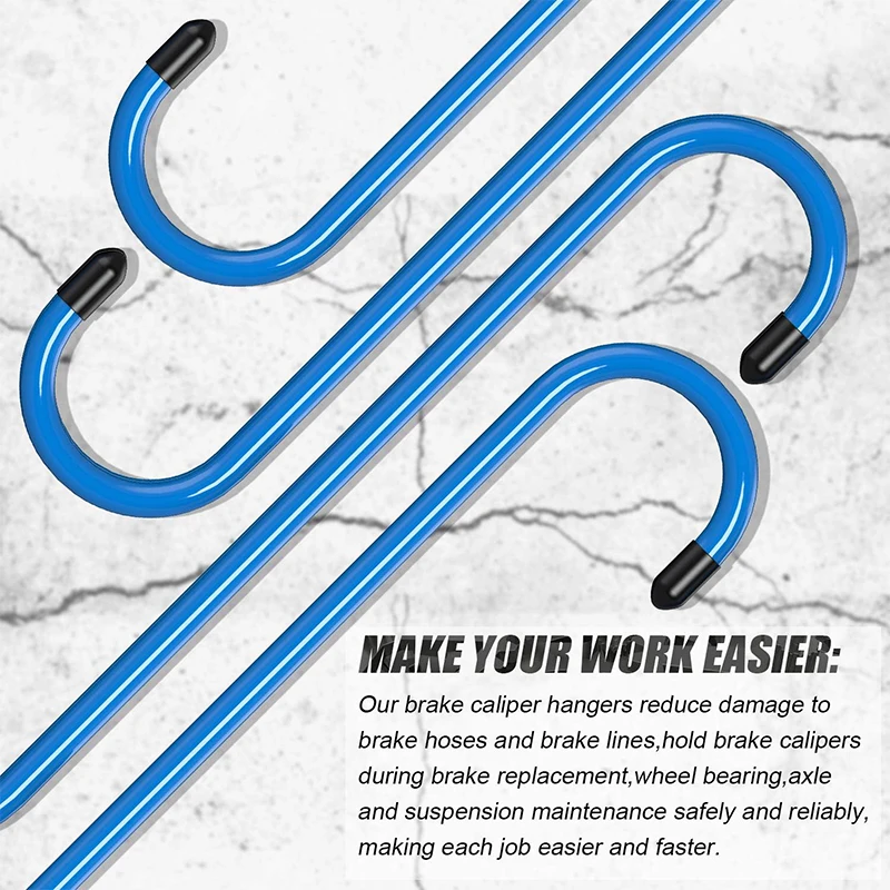 4-piece Brake Caliper Hooks With Rubber Tips For Braking Bearing Axle ...