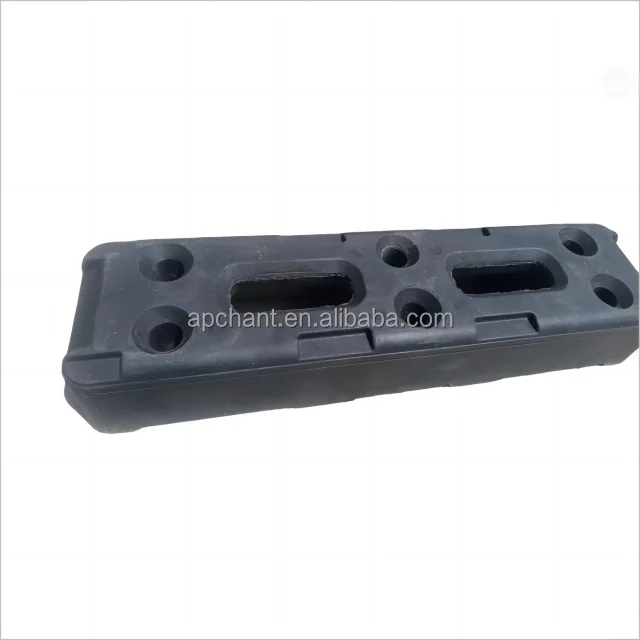 Black Recycled Rubber Block Temporary Fencing for Sports Construction ...
