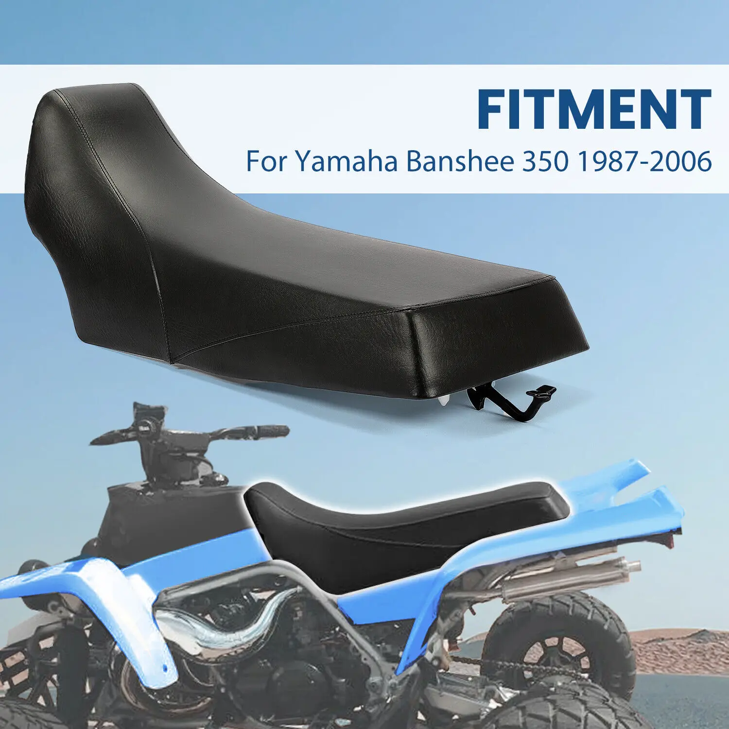 Complete Seat For 1987 1988 1989-2006 Yamaha Banshee 350 Yfz350 Black ...