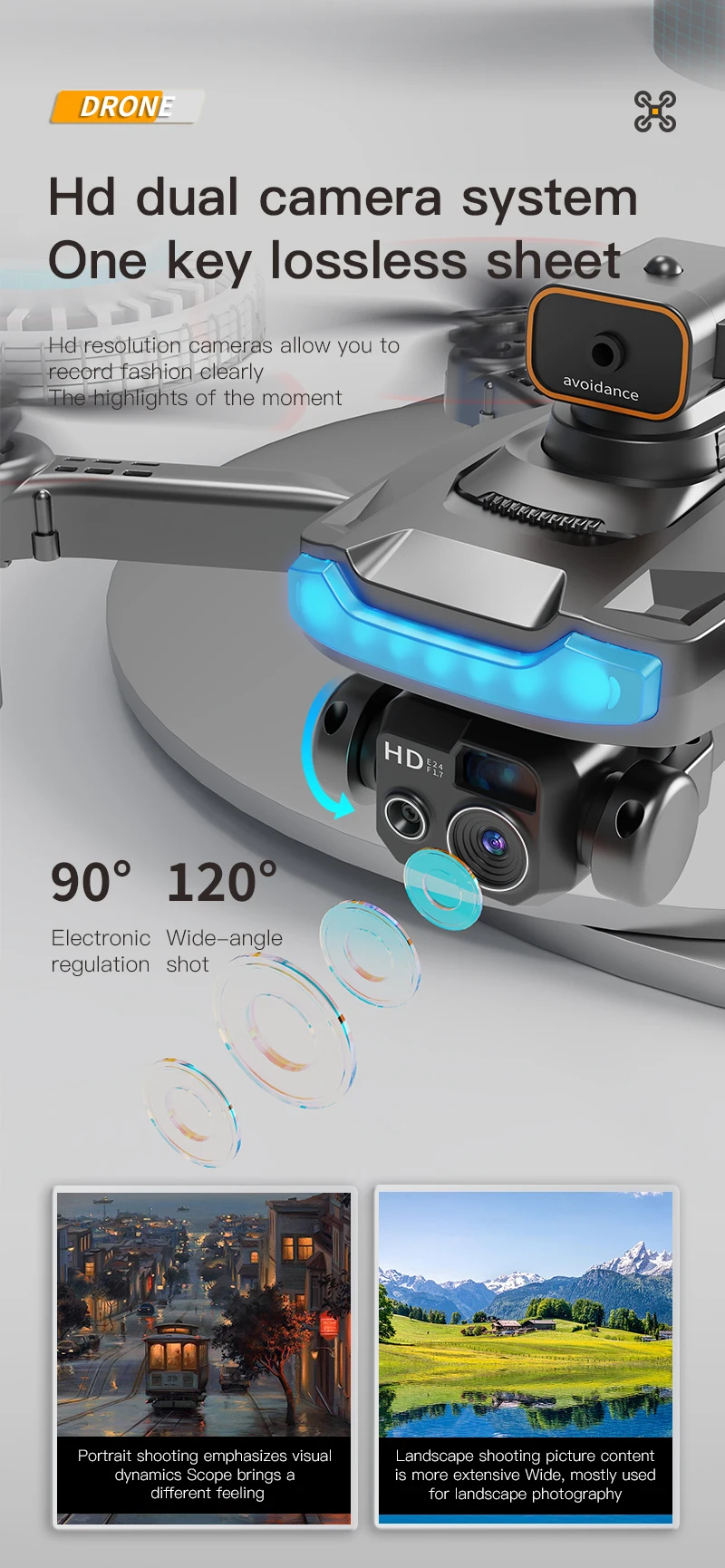 P15 GPS Drone with Dual 4K/8K Cameras - Obstacle Avoidance