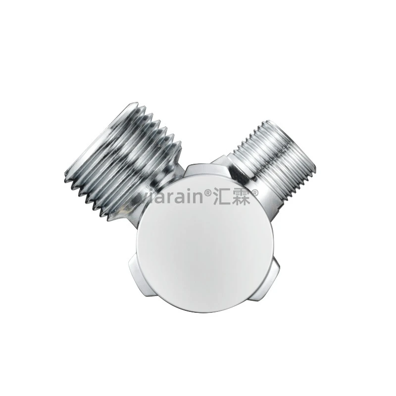 Brass Toilet Fittings Flow Control Tee Angle Valve Bathroom Kitchen ...