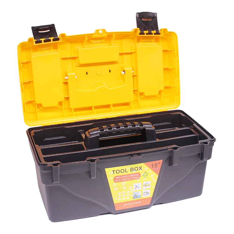 U-WORTHY 15 Inch Plastic Tool Box - Versatile Storage Solution