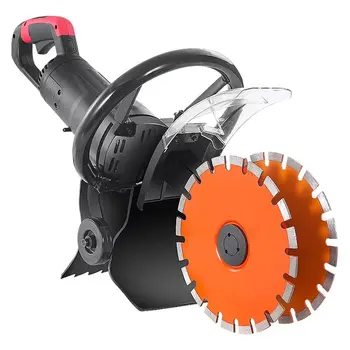 Electric Cement Cutting Machine Diamond Double Blade Saw Concrete ...