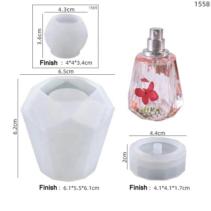 3D Pharmacy Bottle Mold Home Silicone Popular Brand Perfume Bottle ...