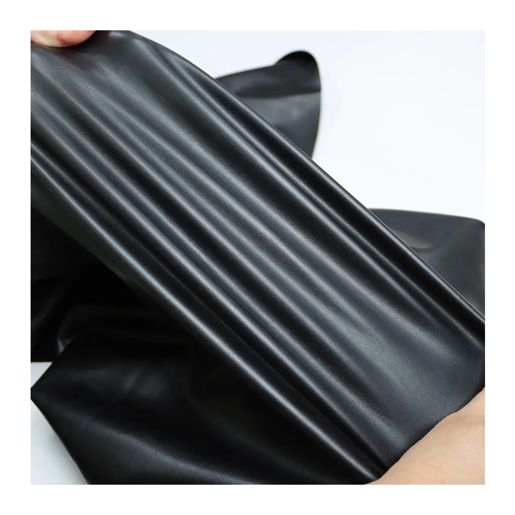 Super Soft PU 4 Way Stretch Leather Fabric for Clothing