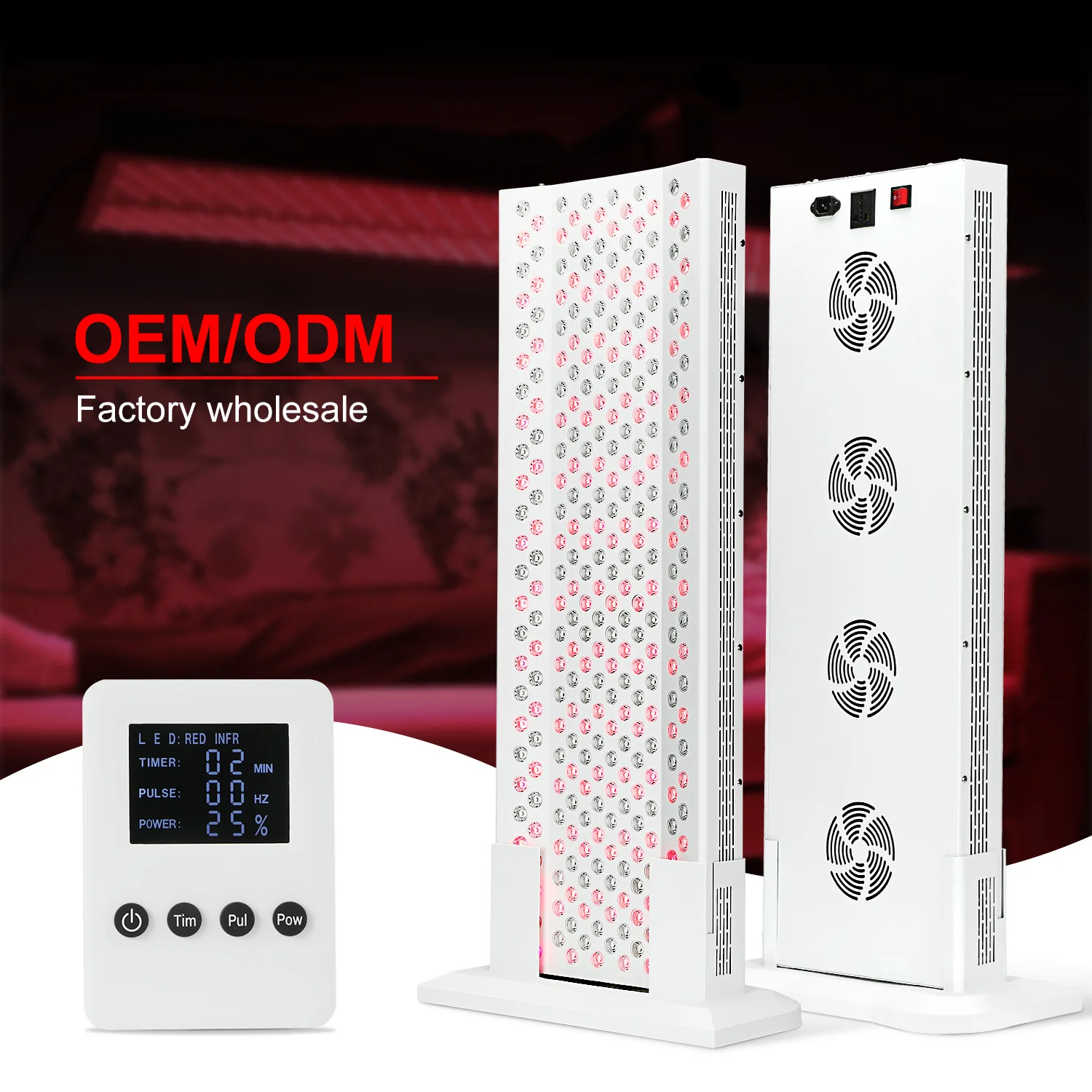 OEM Red Light Therapy Full Body Infrared Light Panel 1500W