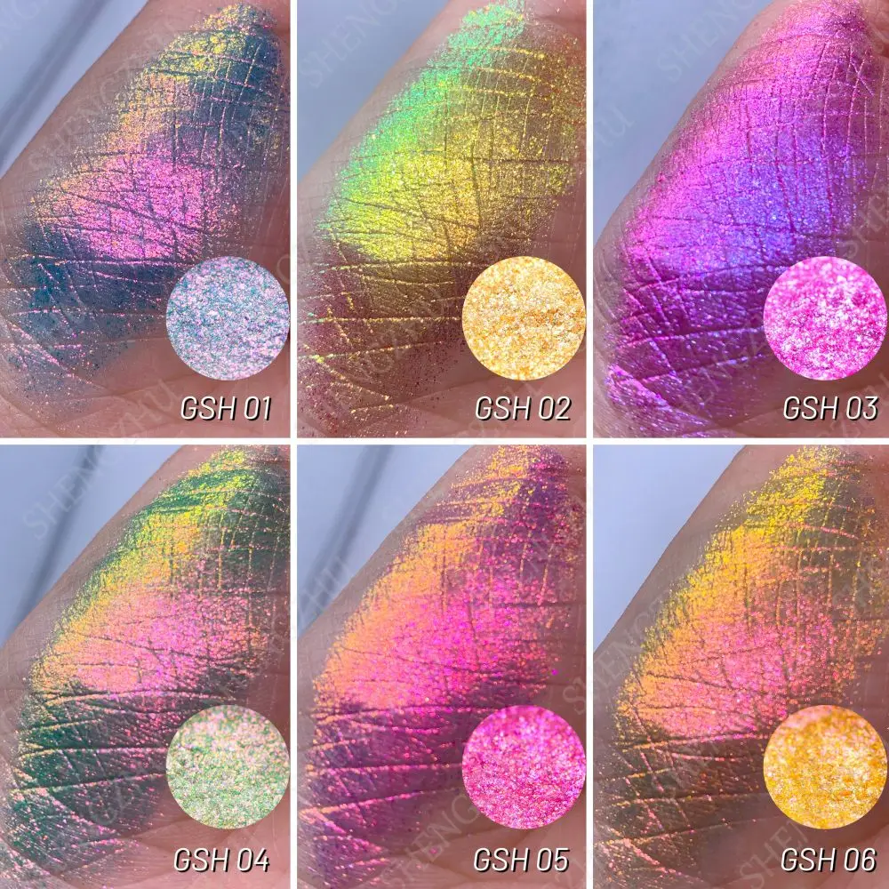 Magical Rainbow Color Shifting Pigments Eyeshadow Face Loose Powder for ...