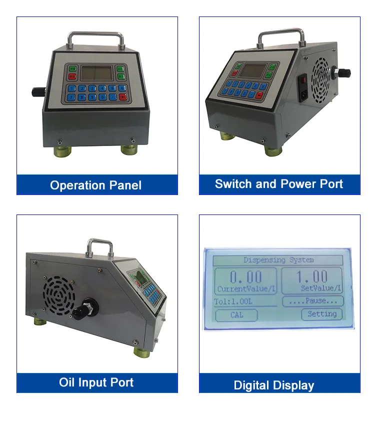 AC 220V Intelligent Preset Lubricating Engine Motor Oil Dispenser