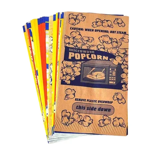 Automatic High Speed Microwave Popcorn Paper Bag Making Machine With ...