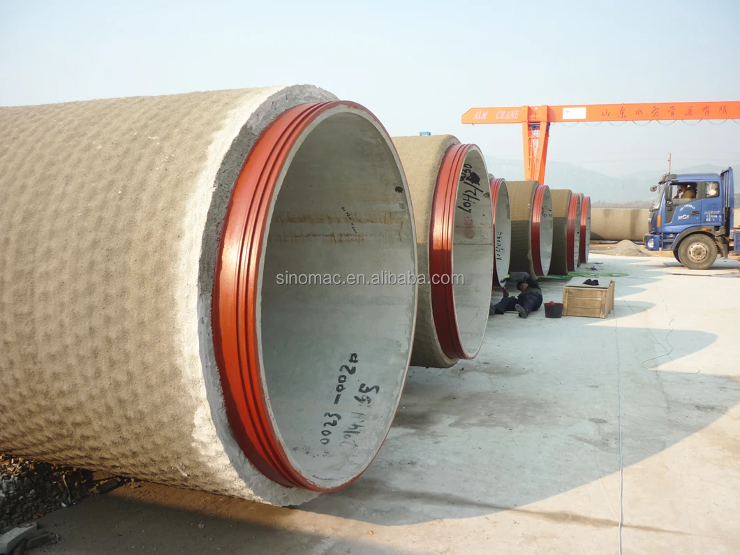 Stormwater Pipelines Steel Reinforced Concrete Jacking Pipes Steel ...