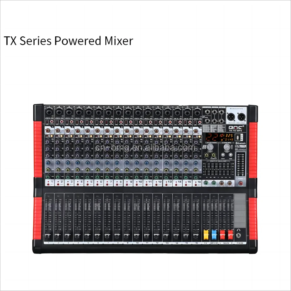 Plastic Dj Powered Audio Sound Mixer Amplifier Made In China Power ...