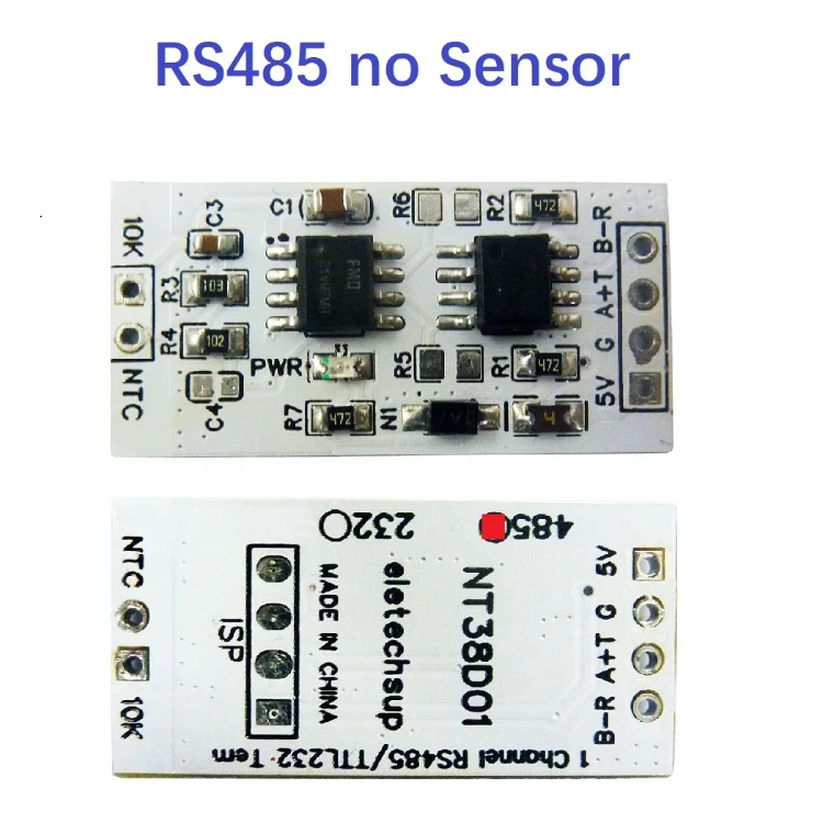 Nt38d01 Rs485 Rs232(ttl) 1k-100k Resistance Value Measurement Module ...