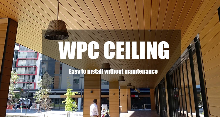 Wpc Profile Slat Ceiling Wpc Wall Panel For Indoor - Buy Wpc Profile Slat Ceiling wpc Ceiling ...