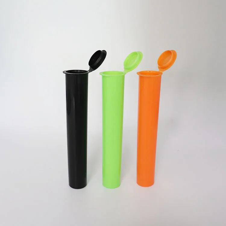 Custom Plastic Pop Top Tube Cone Container Packaging Child Proof Tubes ...