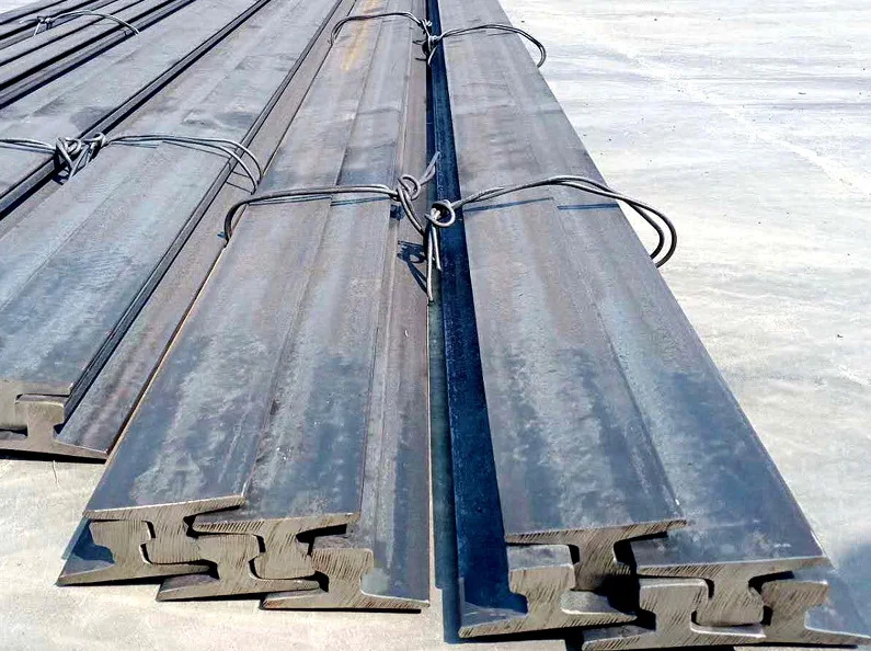 Hot Rolling Train Rail Track Light Steel Rails Iron Profile Processing ...