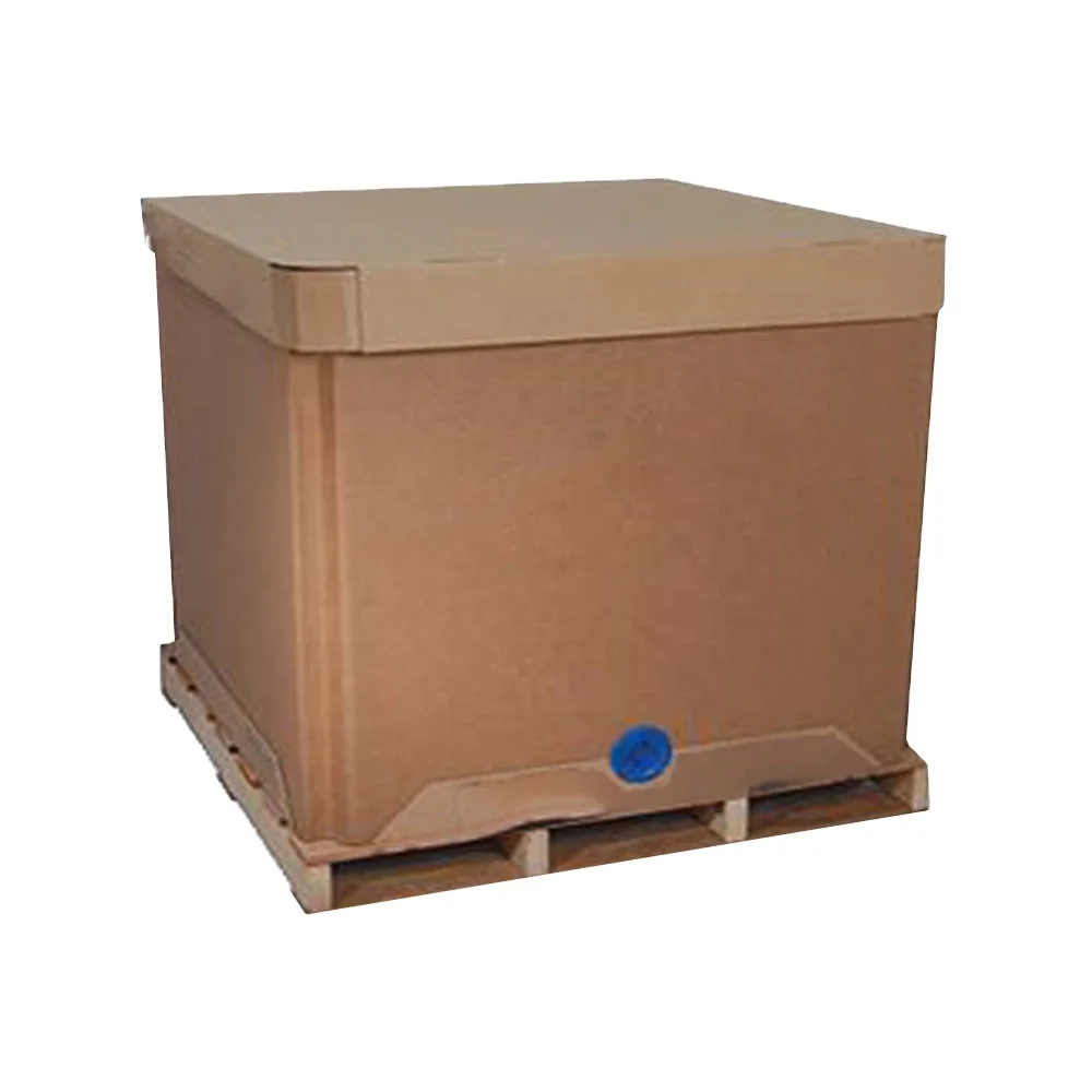 1000 Liter Disposable Cardboard IBC tank for milk packaging ...