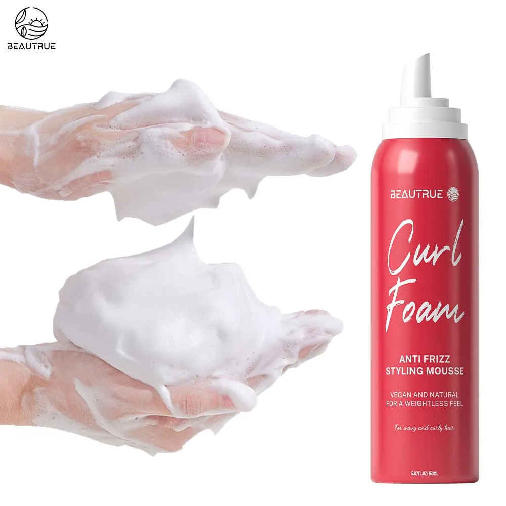 Alibaba.com: BEAUTRUE Natural Curly Mousse Hair Styling Foam, Anti ...