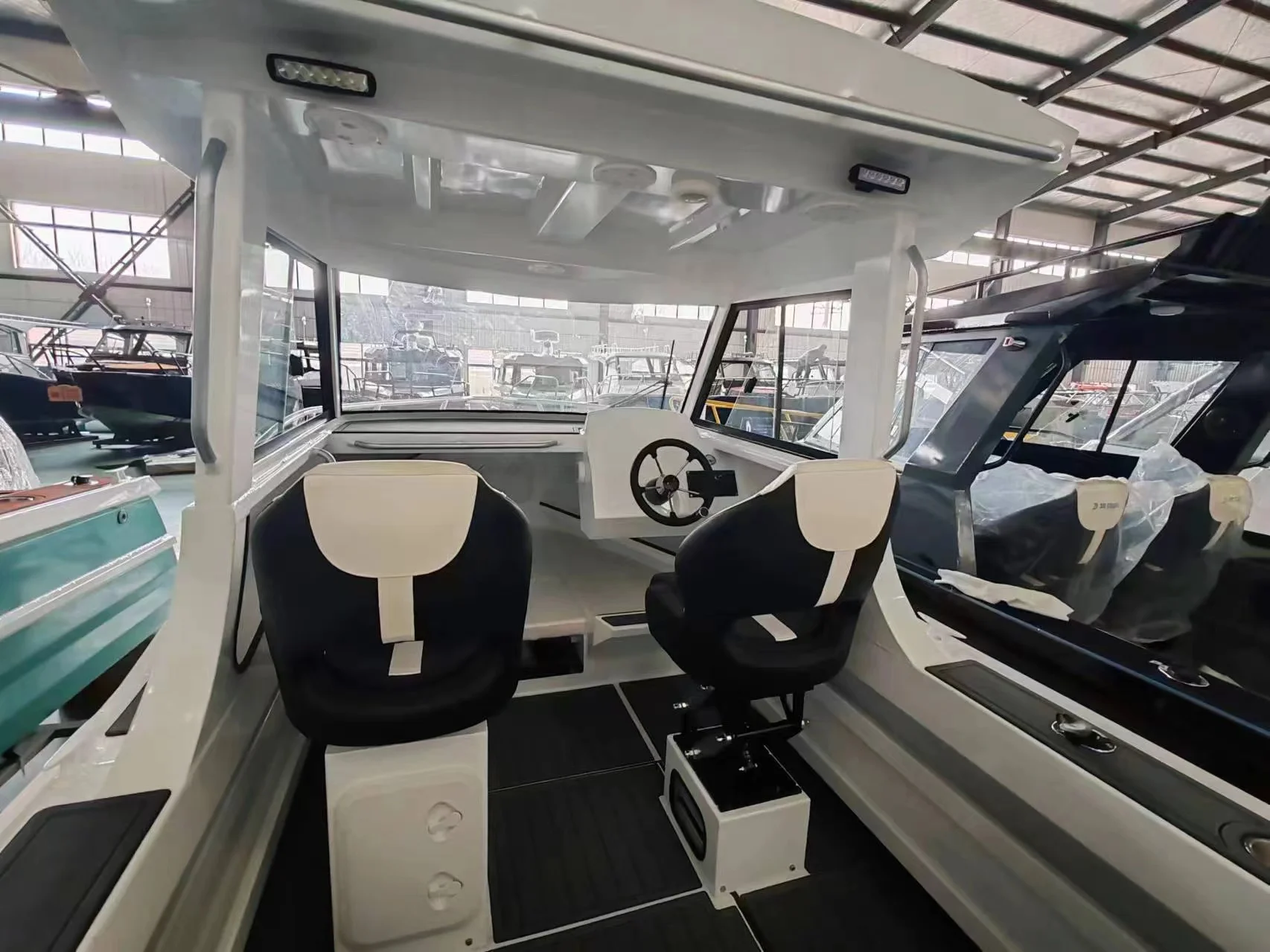 6.25m Profisher Aluminum Boat Cabin Cruiser Fishing Boat with CE ...