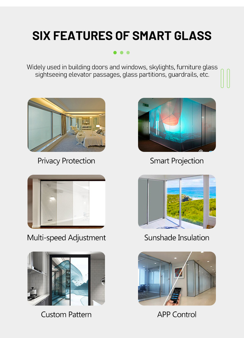Switchable Smart Pdlc Film Dimmable Privacy Window Film For Glass With ...