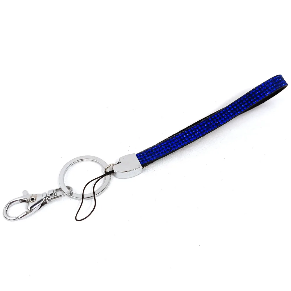 Cute Rhinestone Keychain Lanyard rainbow Designer Cars Lanyard Keychain ...