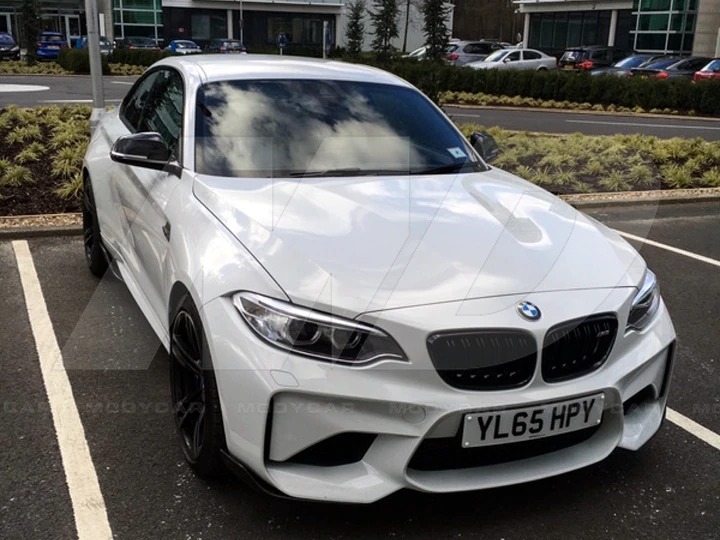 M-performance Style Carbon Fiber Front Bumper Splitters For 2016-2018 ...
