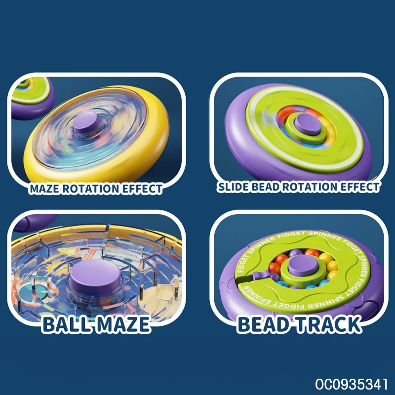Rotate Maze Stress Relieve Games Gyroscope Spinner Cheap Fidget Toys ...