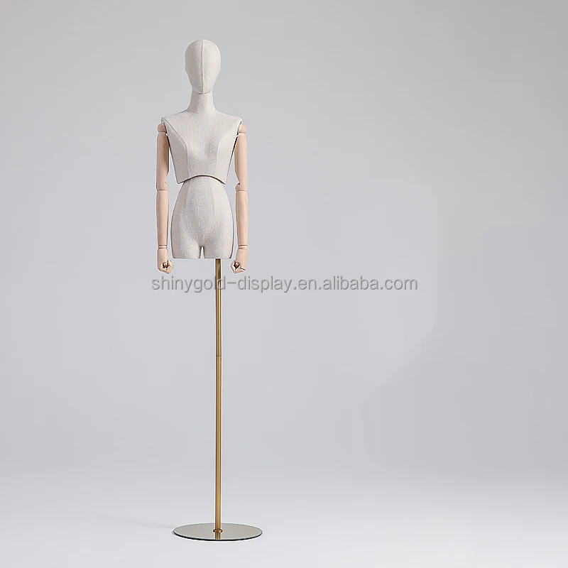 Luxury Velvet Lady Mannequin Display Clothing Women Dress Form ...