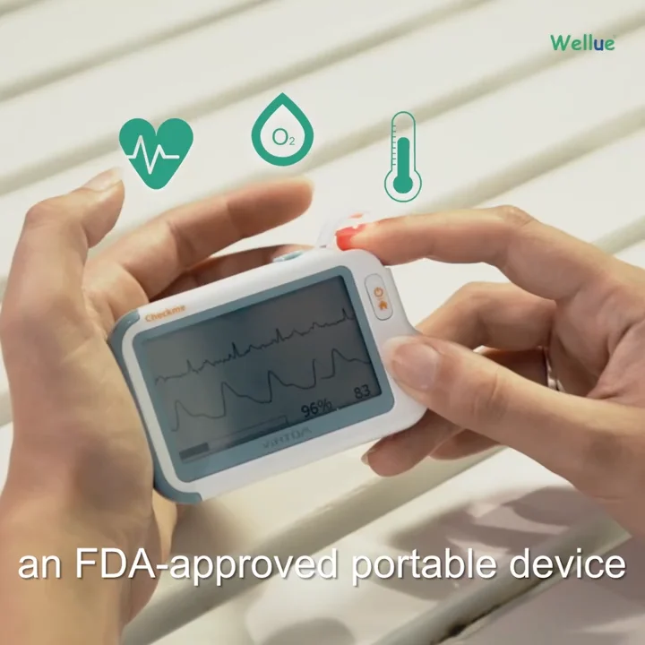 Viatom Checkme Pro Doctor Pulse Rate Monitor Reflector Apparatus Ecg ...