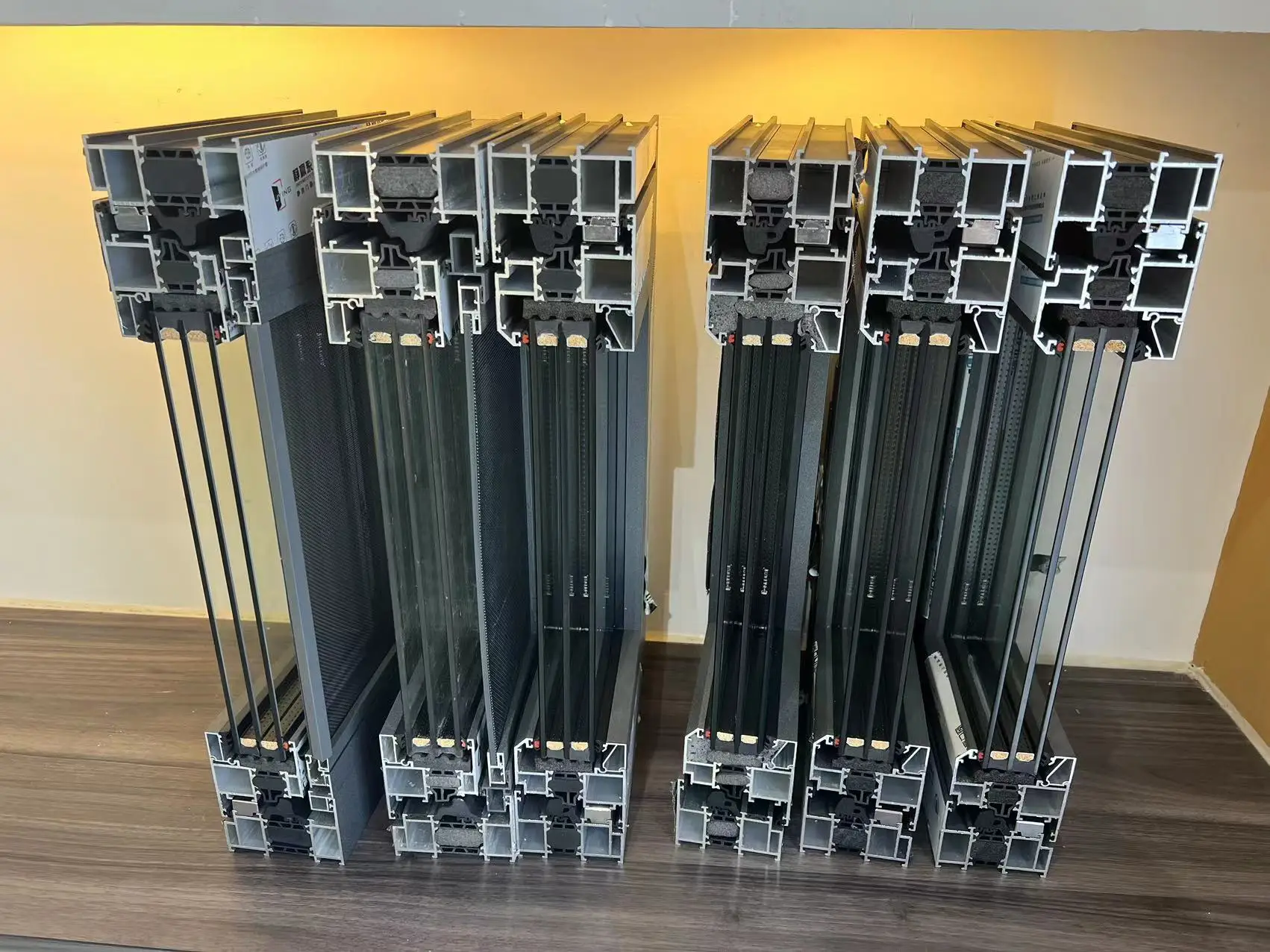 Custom Push-pull/casement Windows Double Glass Tilt And Swivel Windows ...