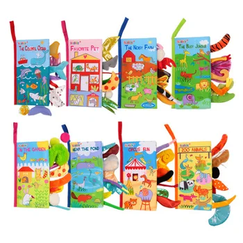 Cloth Book Stuffed Toy Plush Toy Educational Kids Learning Toys Baby ...