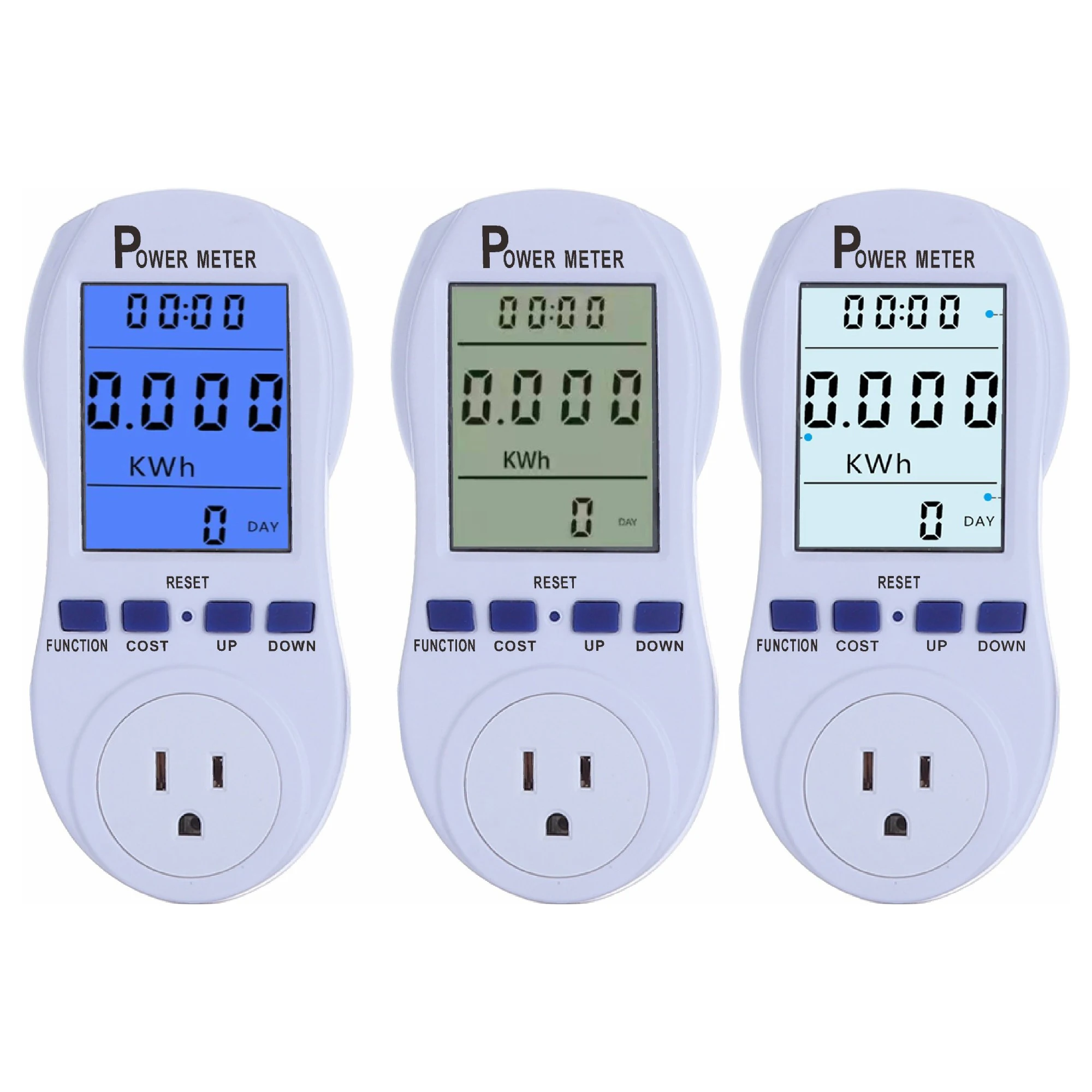 Digital Wattmeter Display Energy Meter Watt Volt Voltage Power Analyzer ...