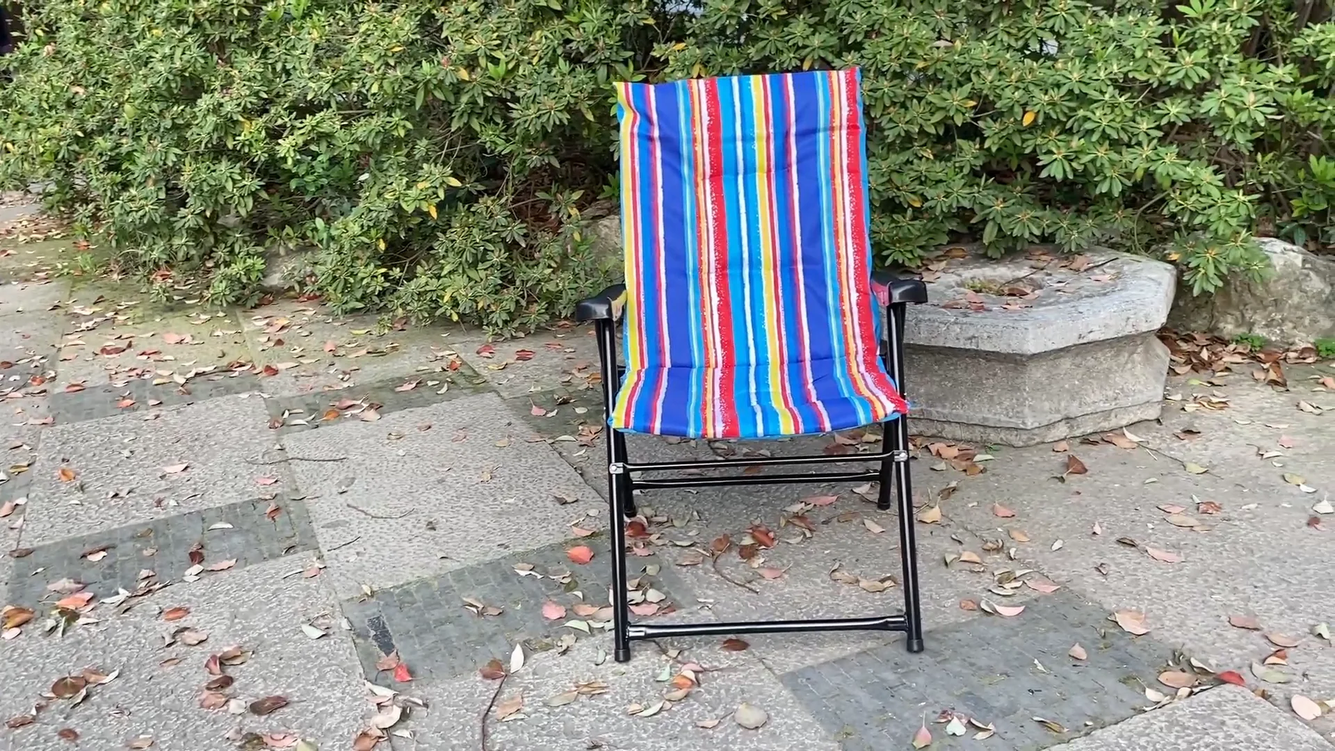 Custom Colors Stripe Full Padded Portable Foldable Picnic Fishing ...