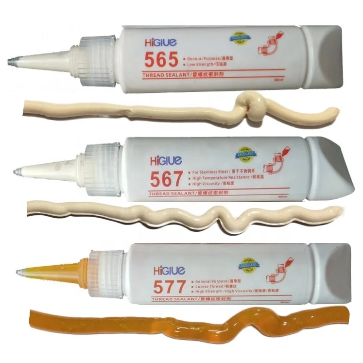 567 Pipe Thread Sealant White Paste with PTFE - Higlue
