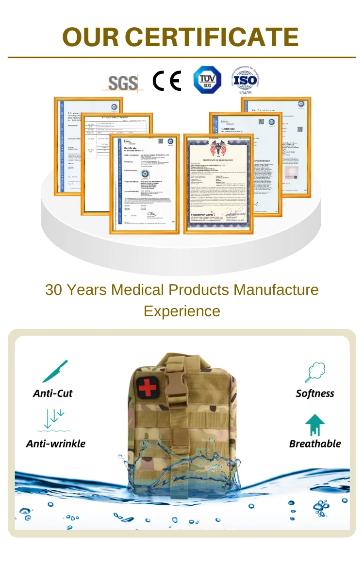 Anthrive Tactical Outdoor Portable Bleeding Control Kit Medical ...