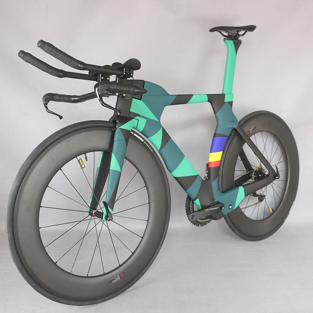 NEUE 2021 TT bike zeitfahren fahrrad Zeitfahren komplette bike carbon rahmen R8060 Di2 groupset nach farbe FM TT01 51cm Alibaba