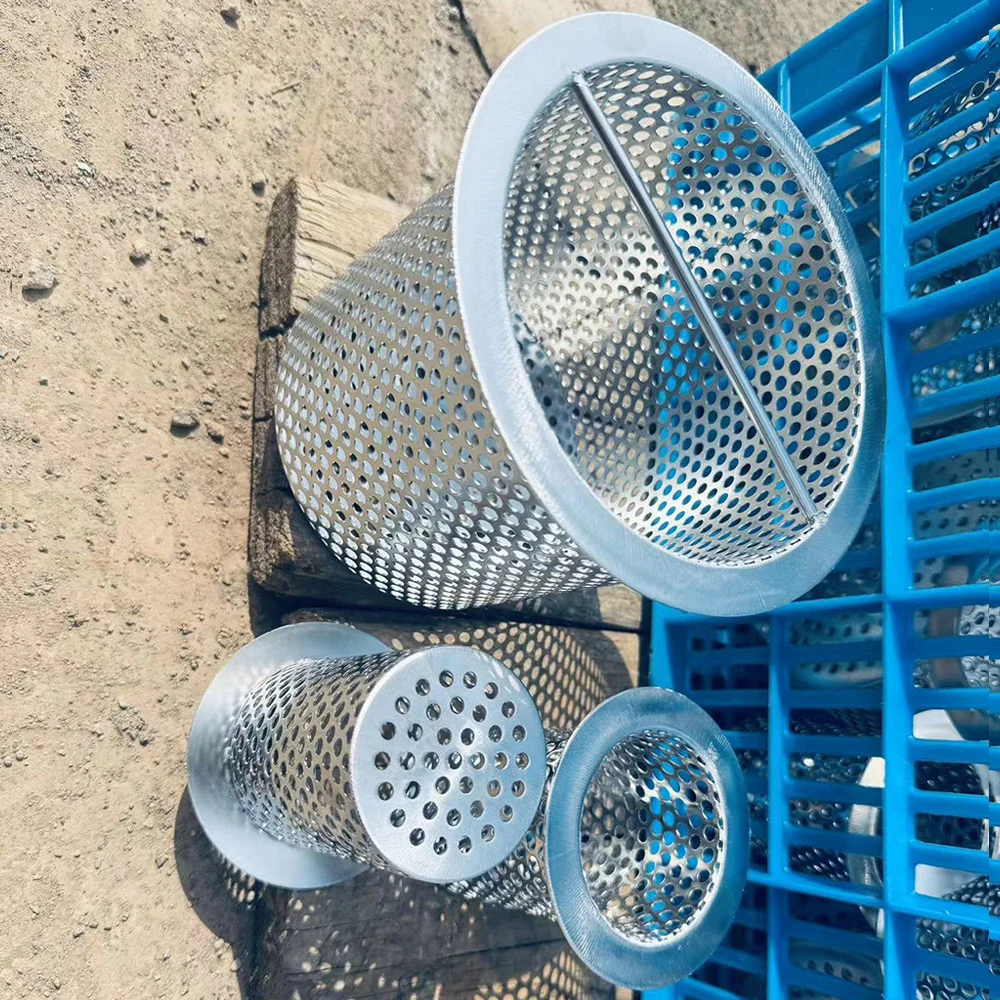 Stainless Steel Mesh Filter Cartridge Laminated Perforated Sheet Metal ...