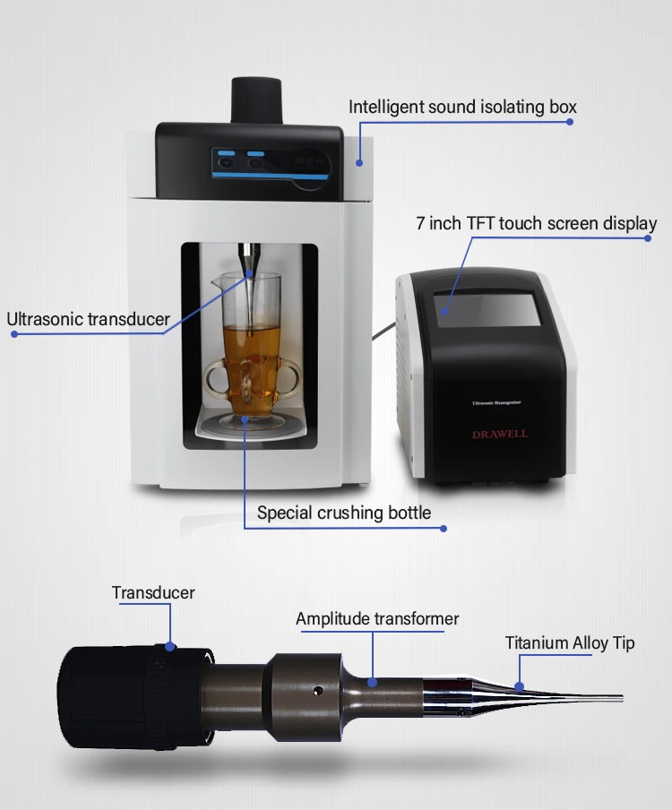 Ultrasonic Homogenizer - Efficient Laboratory Sonicator