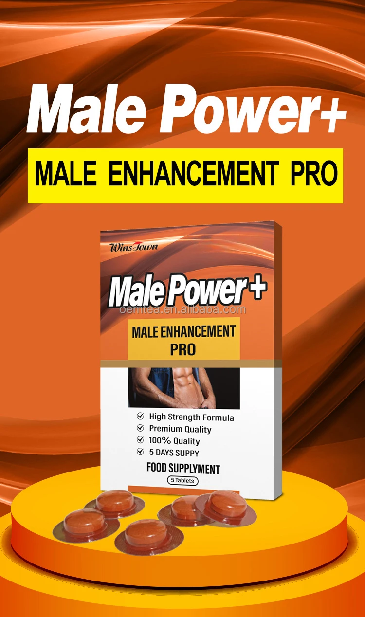 Men's Power+ Tablets - Natural Energy & Erection Support